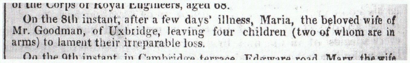 The Sad Tale of Maria – Windsor Local History Group